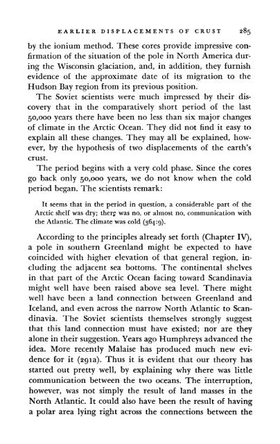 284 EARTH'S SHIFTING CRUS
