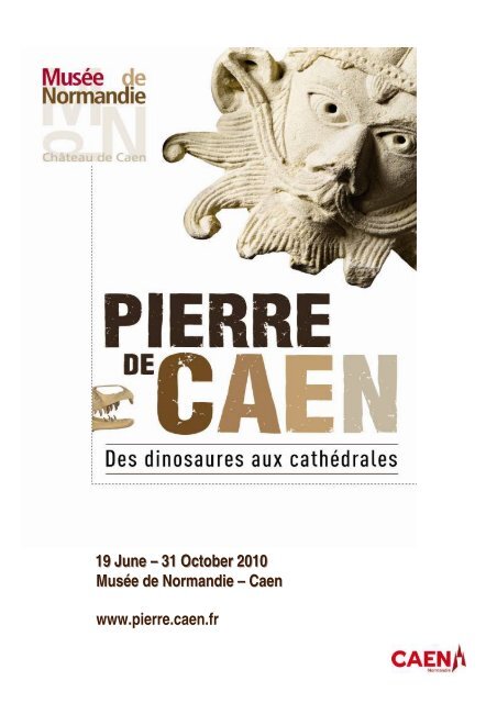 The Caen stone, From the Dinosaurs to the ... - Pierre de Caen