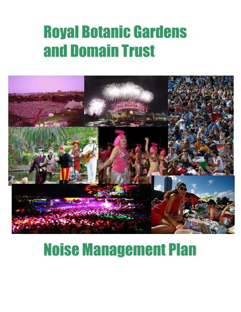 Royal Botanic Gardens and Domain Trust Noise Management Plan