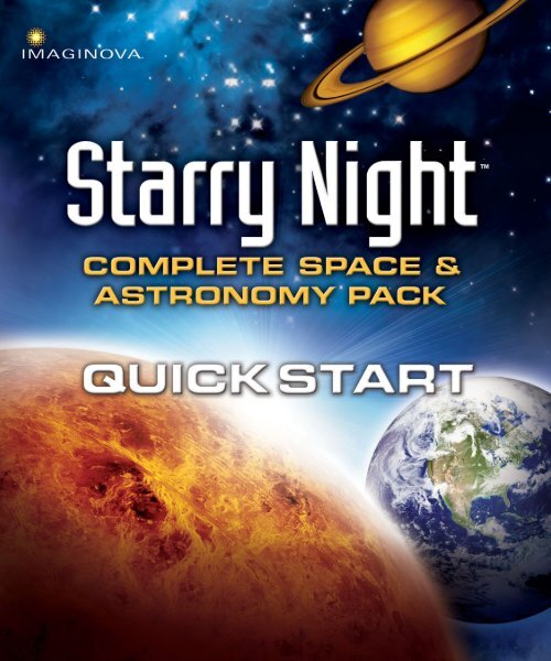 Starry Night Complete Space & Astronomy Pack, Quick Start