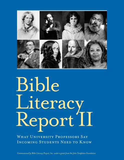 Bible Literacy Report II - Bible Literacy Project