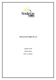 ANNEXURES ANNEXURE A - MAPS OF ... - Singleton Council