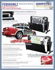 FC5100 CUTTING PRO USER MANUAL - Graphtec America