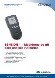 SENSION 5 - Medición de conductividad, TDS y salinidad en campo
