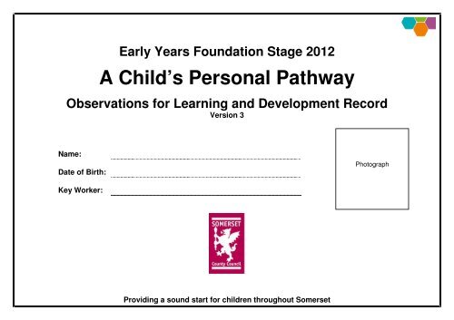 A Child's Personal Pathway - Version 3