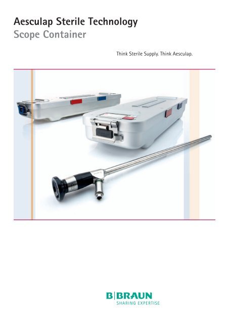 Aesculap Sterile Technology Scope Container