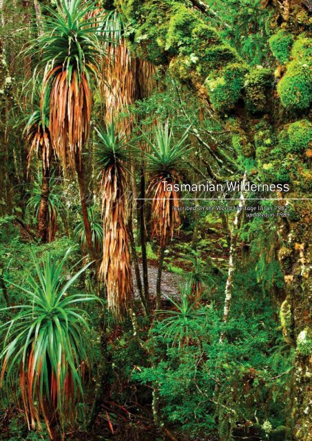 Tasmanian Wilderness - Department of Sustainability, Environment ...