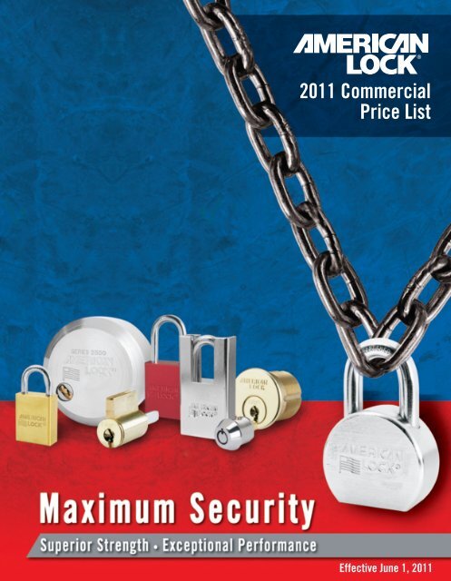 American Lock Product Catalog - Masterlocks.com