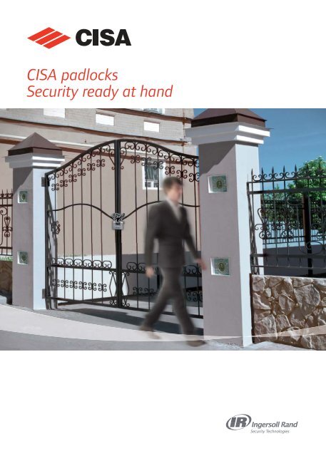 PDE631 Padlocks Brochure - CISA.com - Ingersoll Rand