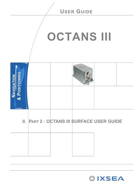 Part 2 : OCTANS III SURFACE USER GUIDE - Read