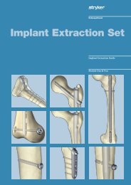 Implant Extraction Set Quick Reference Guide - Stryker