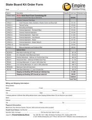State Board Kit Order Form - Empire beauty schools Empire beauty ...