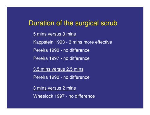 Duration of the surgical