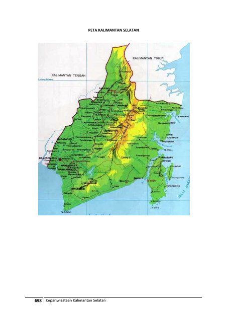 698 Kepariwisataan Kalimantan Selatan PETA KALIMANTAN ... - UJP