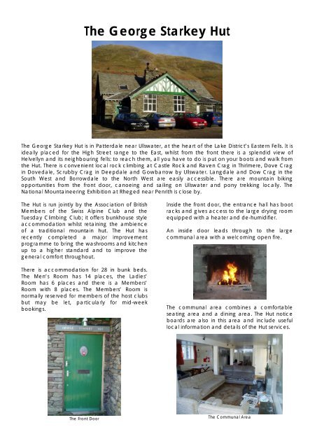 The George Starkey Hut - abmsac