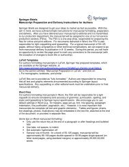 LNCS format instructions