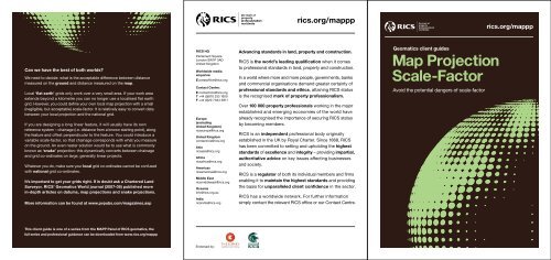 Map Projection Scale-Factor - Water Solutions