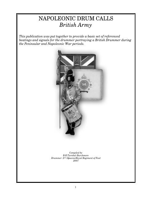NAPOLEONIC DRUM CALLS British Army