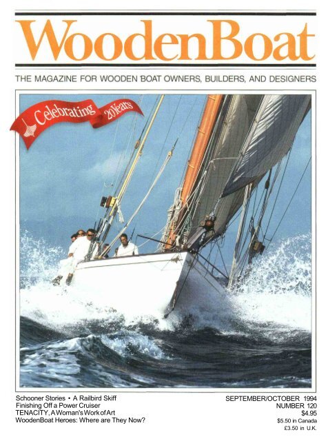 Wooden Boats, Issue #120, August/September 1994 - Paul Rollins ...