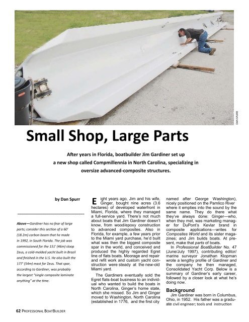 Small Shop, Large Parts
