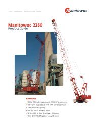 Manitowoc 555 Crane Chart