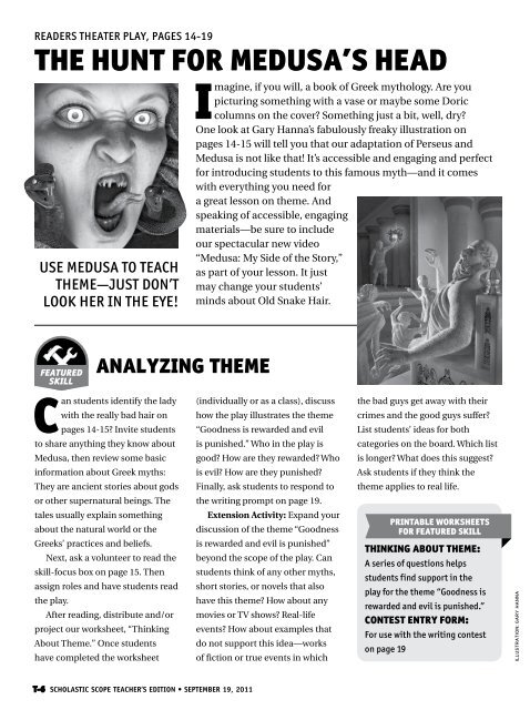 The hunT for medusa's head - Scholastic