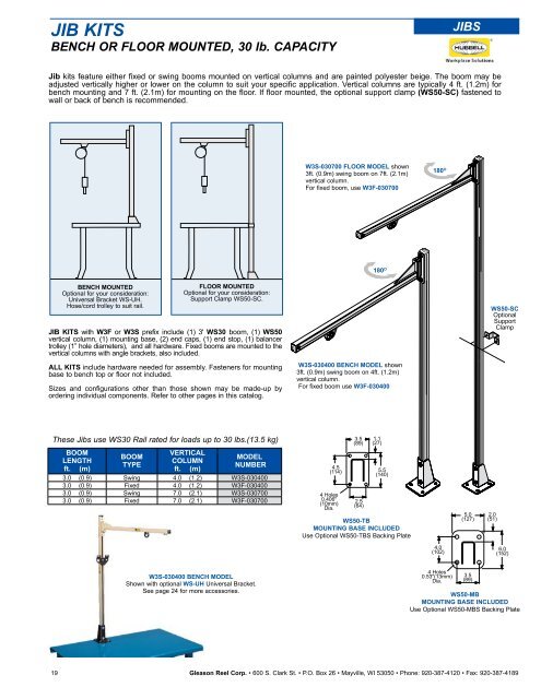 JIB KITS - Gleason Reel