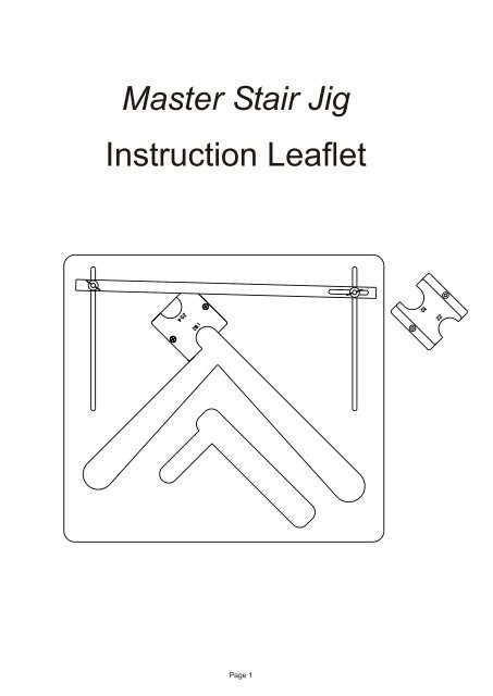 Master Stair Jig Instruction Leaflet