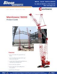 Manitowoc 555 Crane Chart