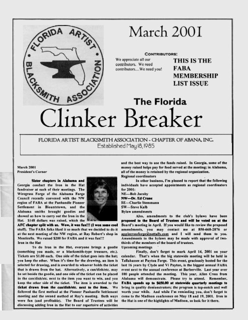 Clinker Breaker - Florida Artist Blacksmith Association