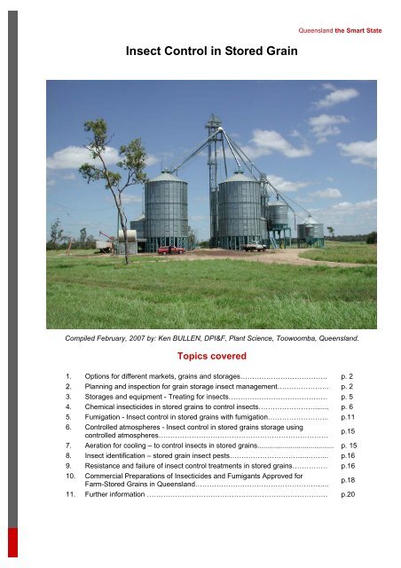 Insect Control in Stored Grain - Department of Primary Industries