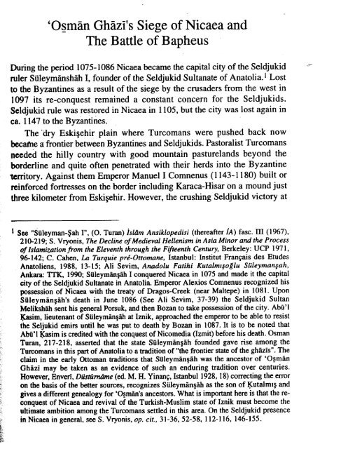 The Battle of Bapheus