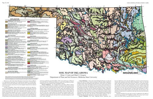 SOIL MAP OF OKLAHOMA - Oklahoma Geological Survey
