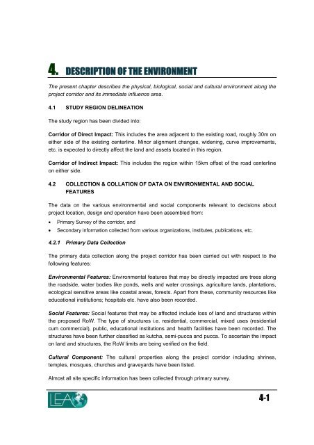 4. description of the environment - Gujarat Pollution Control Board