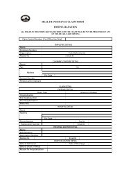 IRDA - Claim Form