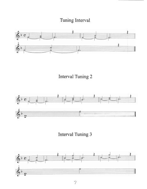 Tuning Interval Interval