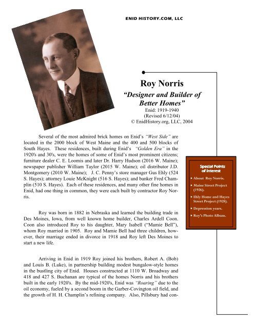 Roy Norris (Home Builder)