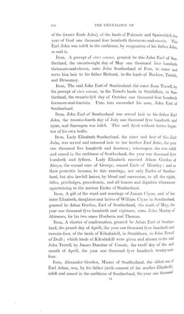 The Sutherland Family