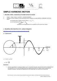 AP Physics Simple Harmonic Motion Practice Test Answers: E,C,E,B ...
