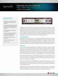 ProStream 1000 - Harmonic Inc