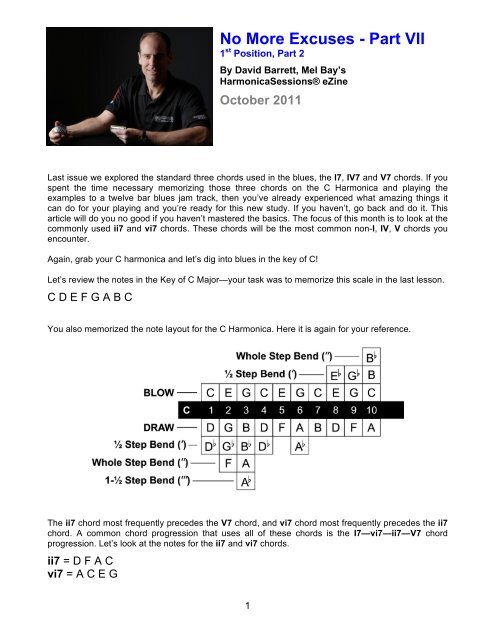Diatonic Blues by David Barrett - Oct 2011 - Harmonica Sessions