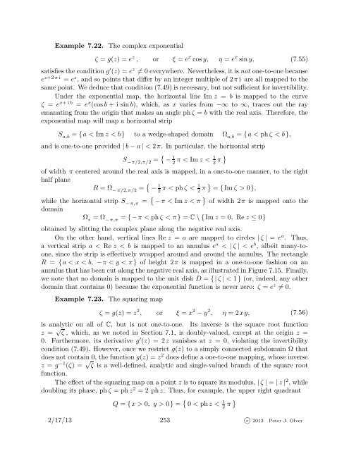 Example 7.22. The complex