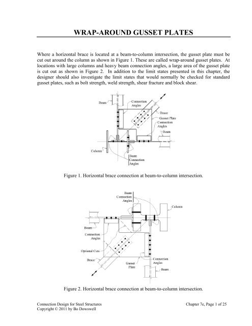 Download PDF: Design of Wrap Around Gusset Plates