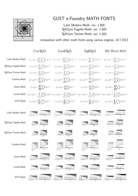 Math fonts for word - desertdax