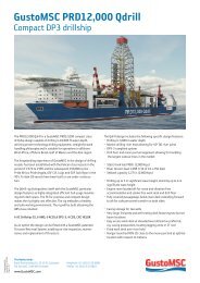 GustoMSC Hydraulic Jacking System High Performance Elevation