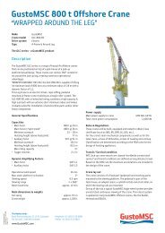 GustoMSC Rack and Pinion jacking systems