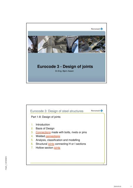 Eurocode 3 - Design of joints