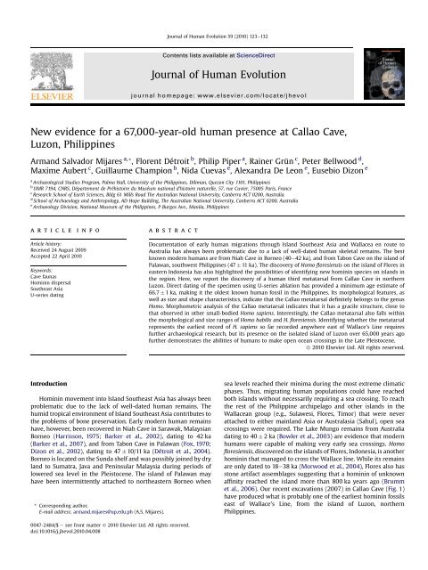 Journal of Human Evolution
