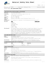 Material Safety Data Sheet - Sugar Australia