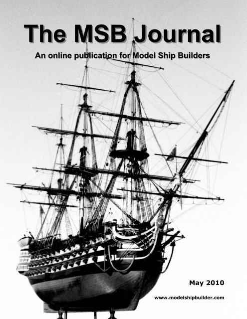 The MSB Journal - Model Ship Builder